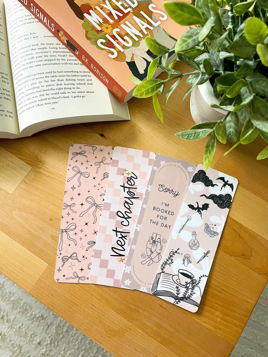 New Year New Bookmarks Beige Bookmark Retro Handmade Bookmarks ...