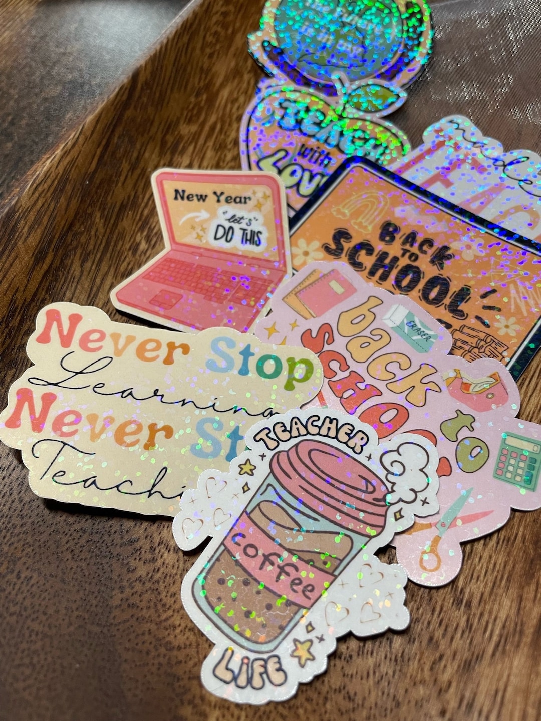 Back to School Teacher Sticker Bundle Teacher Sticker Pack Teacher Life ...