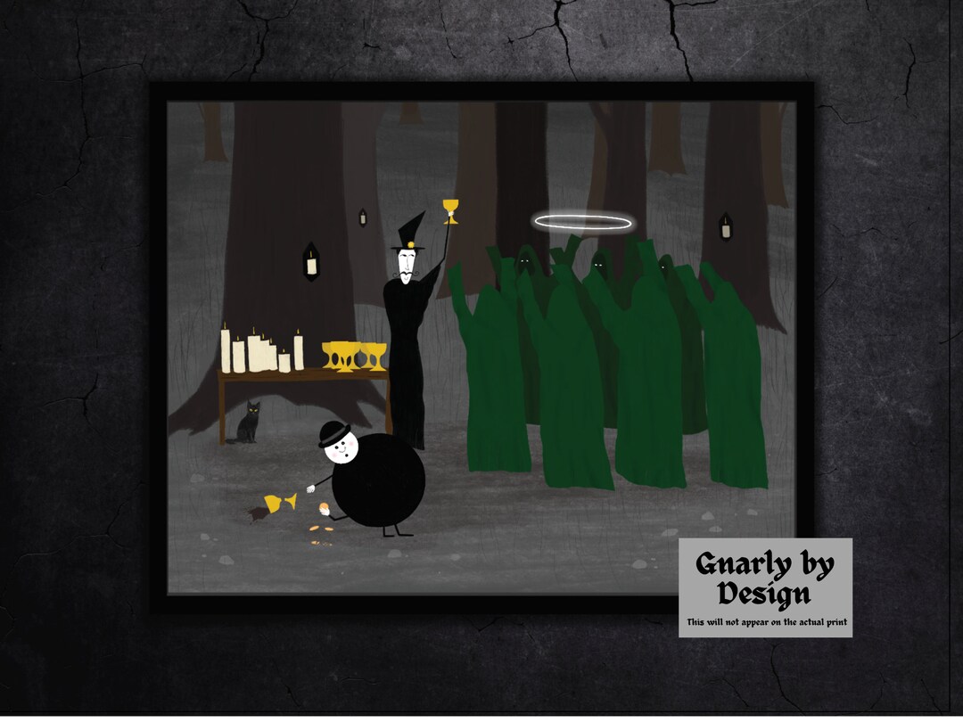 Whimsical Macabre Art, Ritual Art, Forest Art, Family Friendly Goth ...