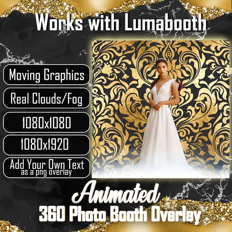 360 Animated Overlay Template Luma Booth Overlay Lumabooth Overlay 360 ...