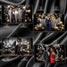 Gold Black Silver Digital Backdrop, High-res Event Photography ...