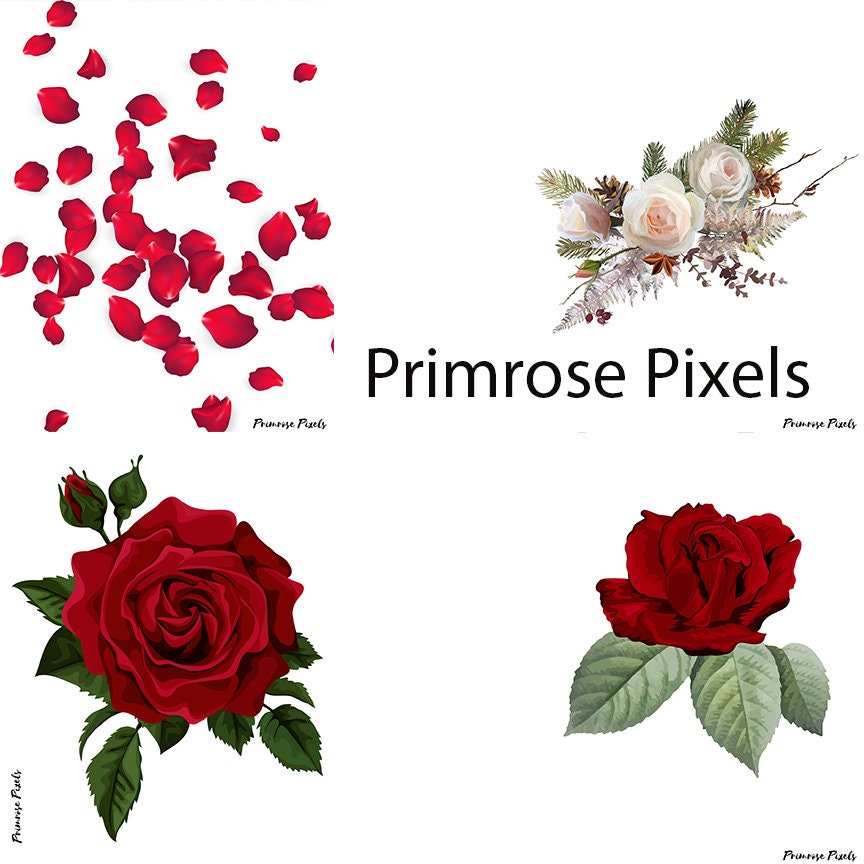 27 Digital Images of Different Floral Designs - Etsy