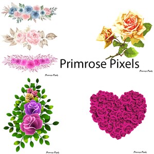 27 Digital Images of Different Floral Designs - Etsy