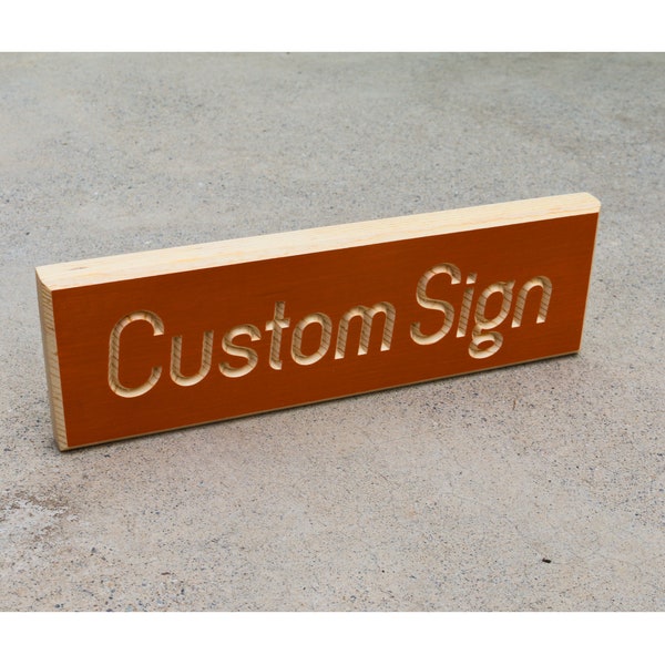 Carved Signs - Etsy