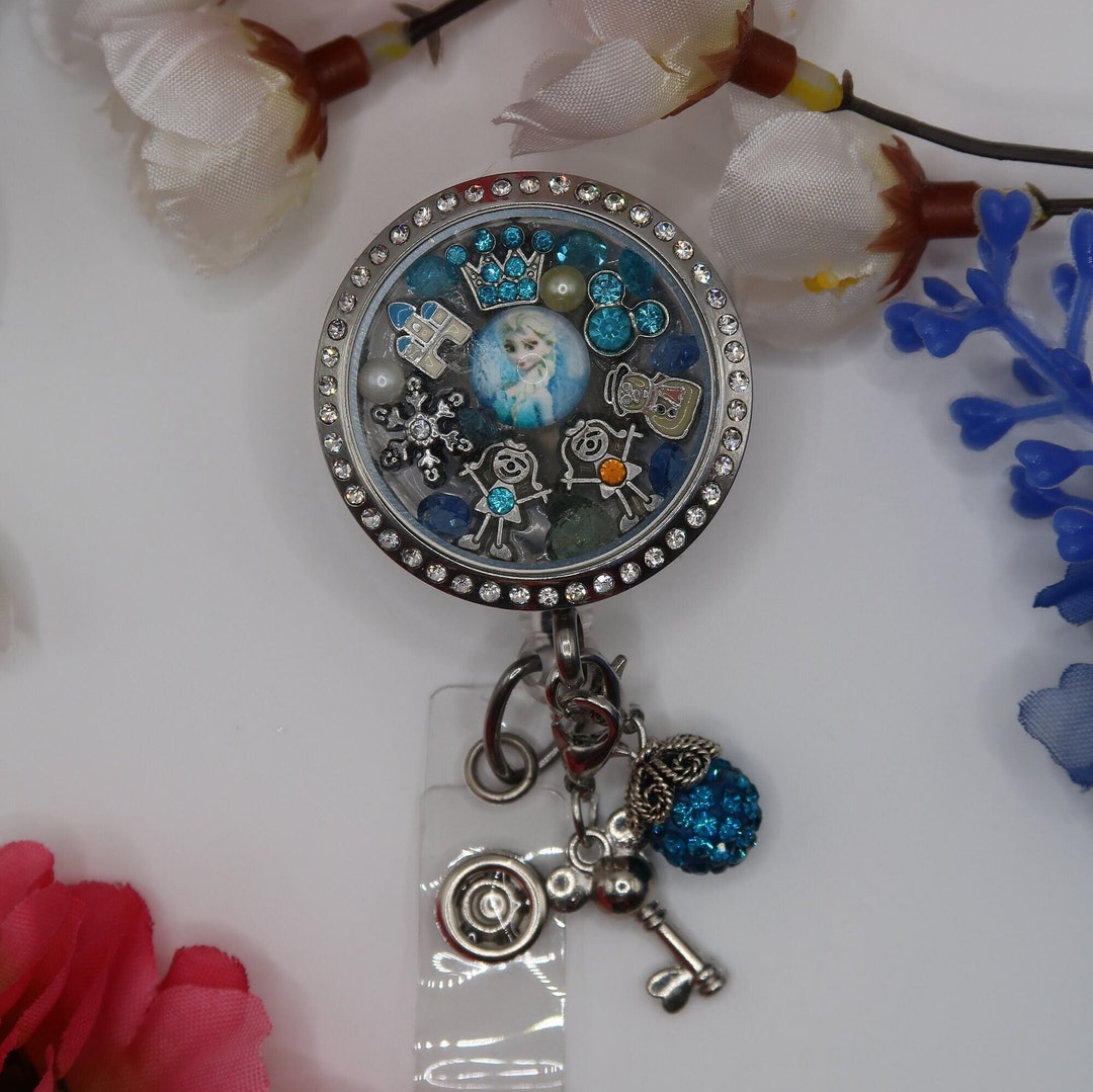 Disney Elsa Frozen Medical Badge Holder ID Badge Holder Nurse Badge ...