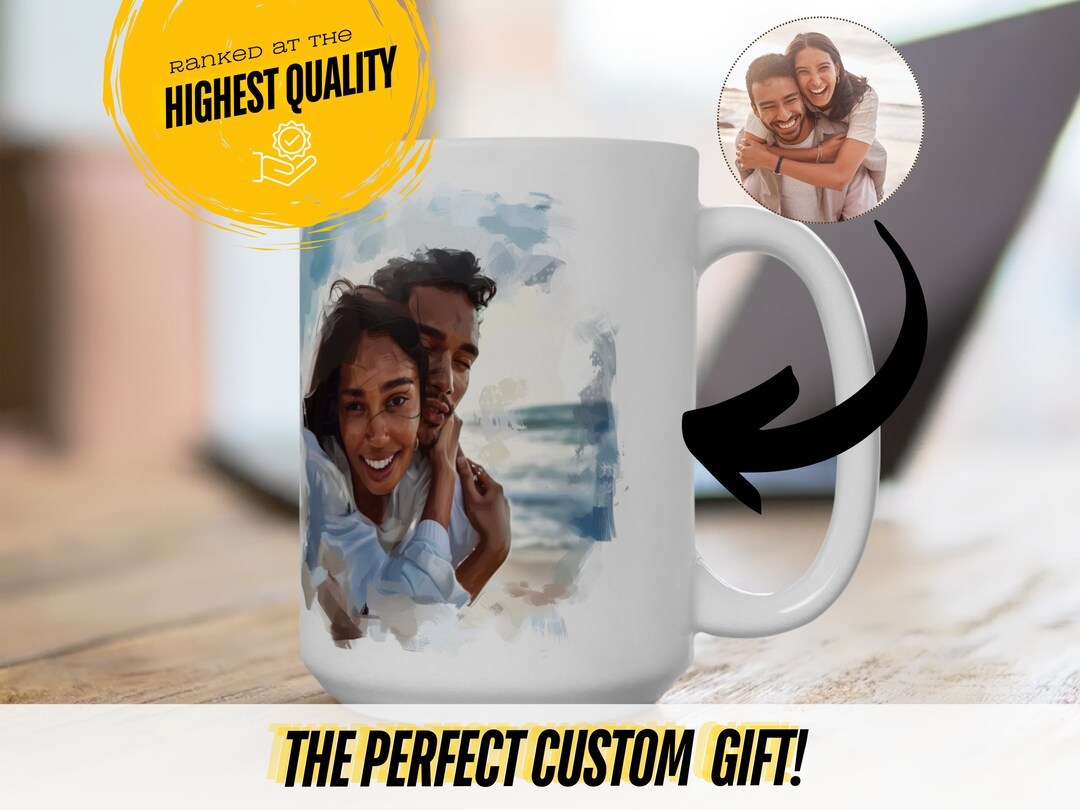 Personalized Photo Mug GIFT, Custom Photo Gift, Father's Day Gifts, Mug ...