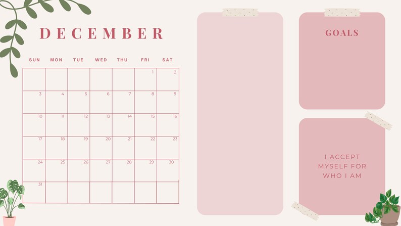 Desktop Organizer July-december 2023 | Positive Affirmations | Desktop ...