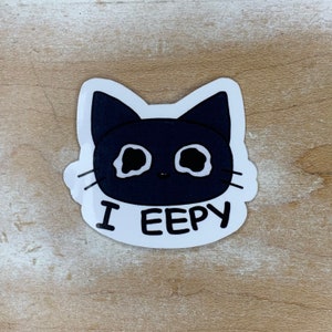 I Eepy Cat Sticker - Etsy