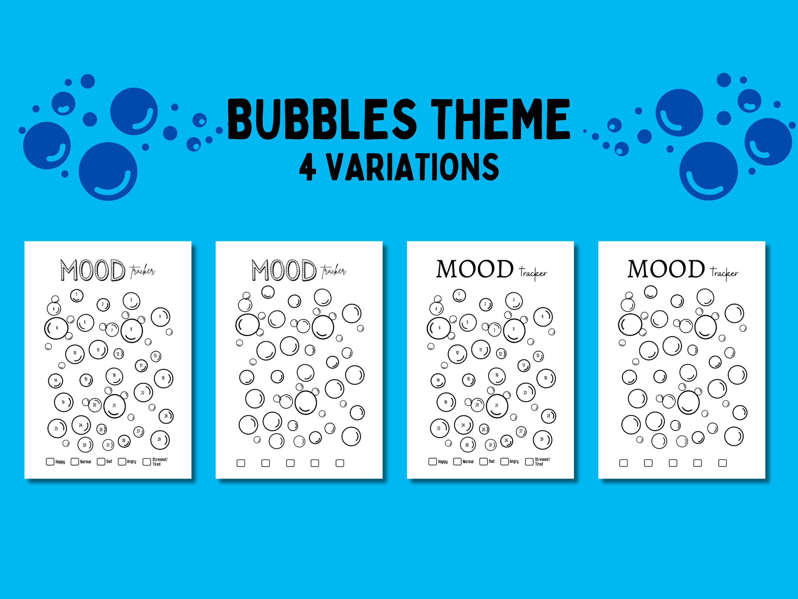 Mood Trackers for Your Bullet Journal - Mega A5 Watermelon, Popsicles ...