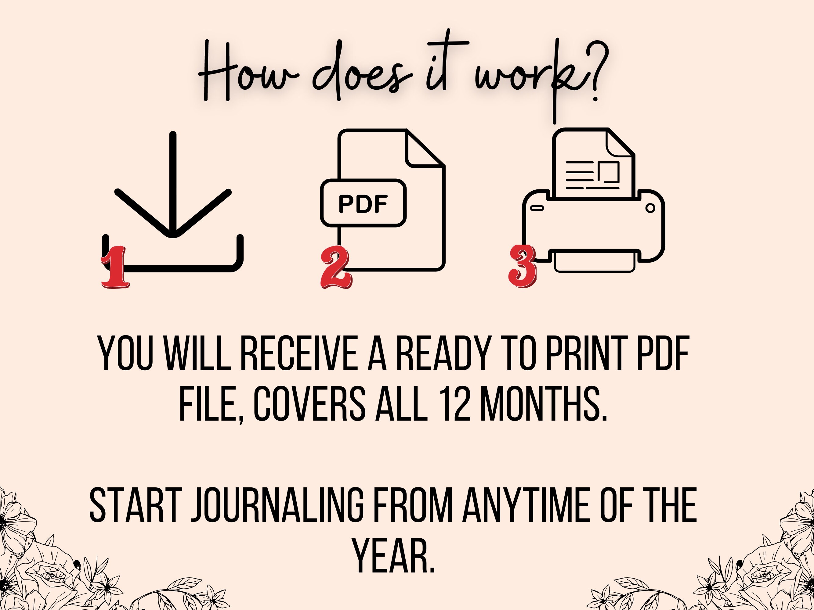 Pre-made Bullet Journal Ready, Set, Print No Fuss No Hassle - Etsy