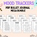 Mood Trackers for Your Bullet Journal - Mega A5 Watermelon, Popsicles ...