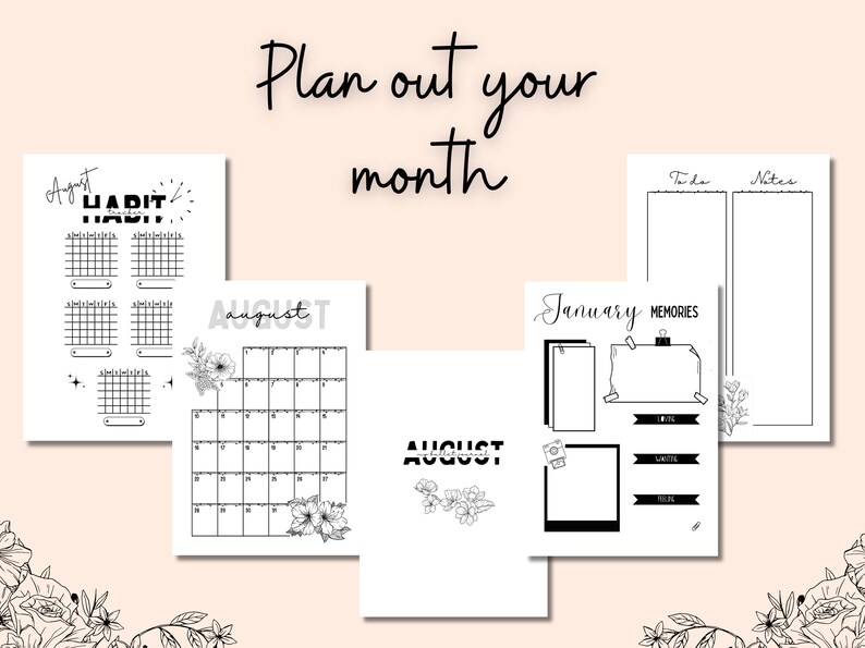 Mega Bullet Journal A5 Printable Bundle Elevate Your Journaling - Etsy