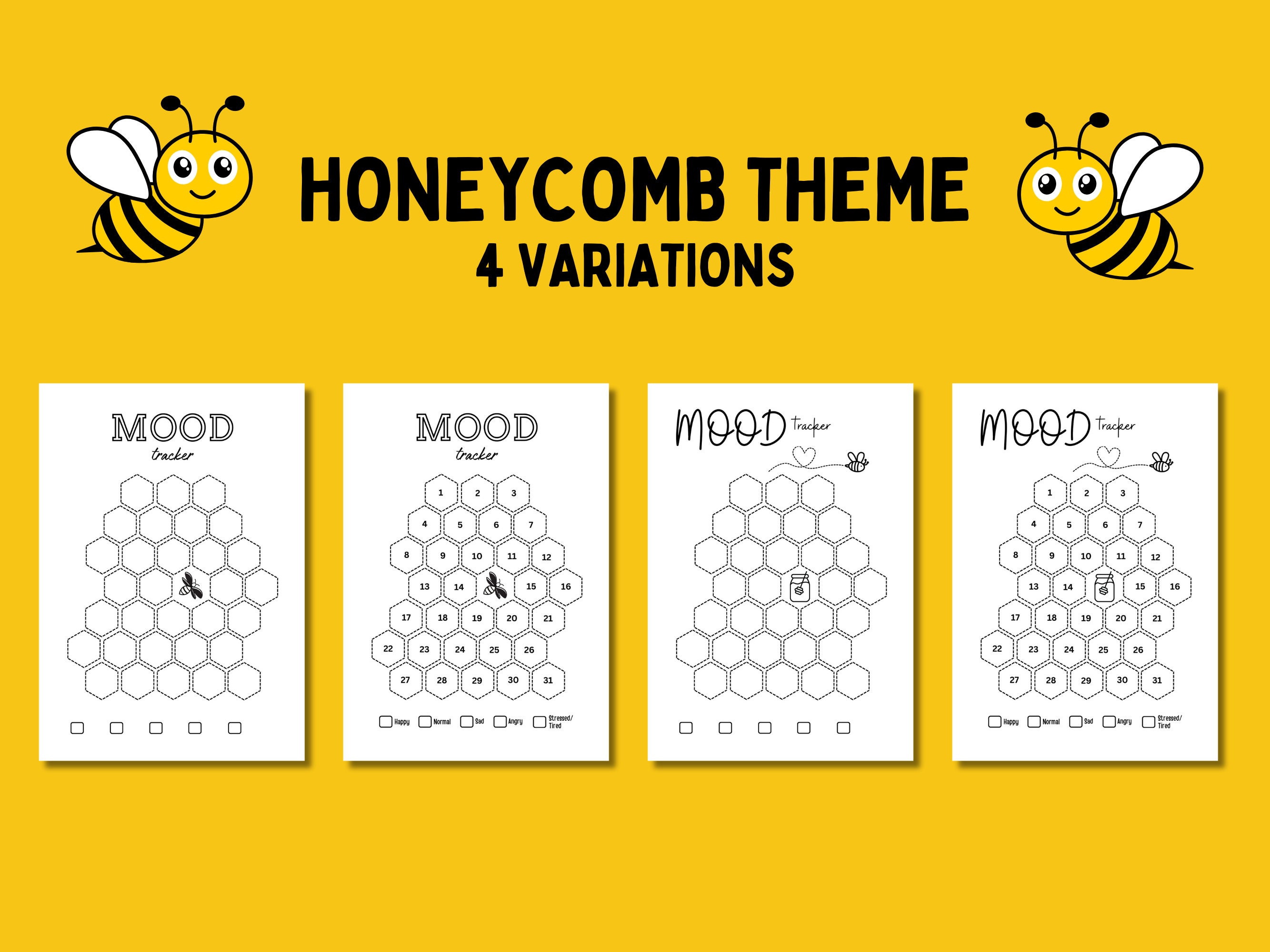 Mood Trackers for Your Bullet Journal - Mega A5 Watermelon, Popsicles ...