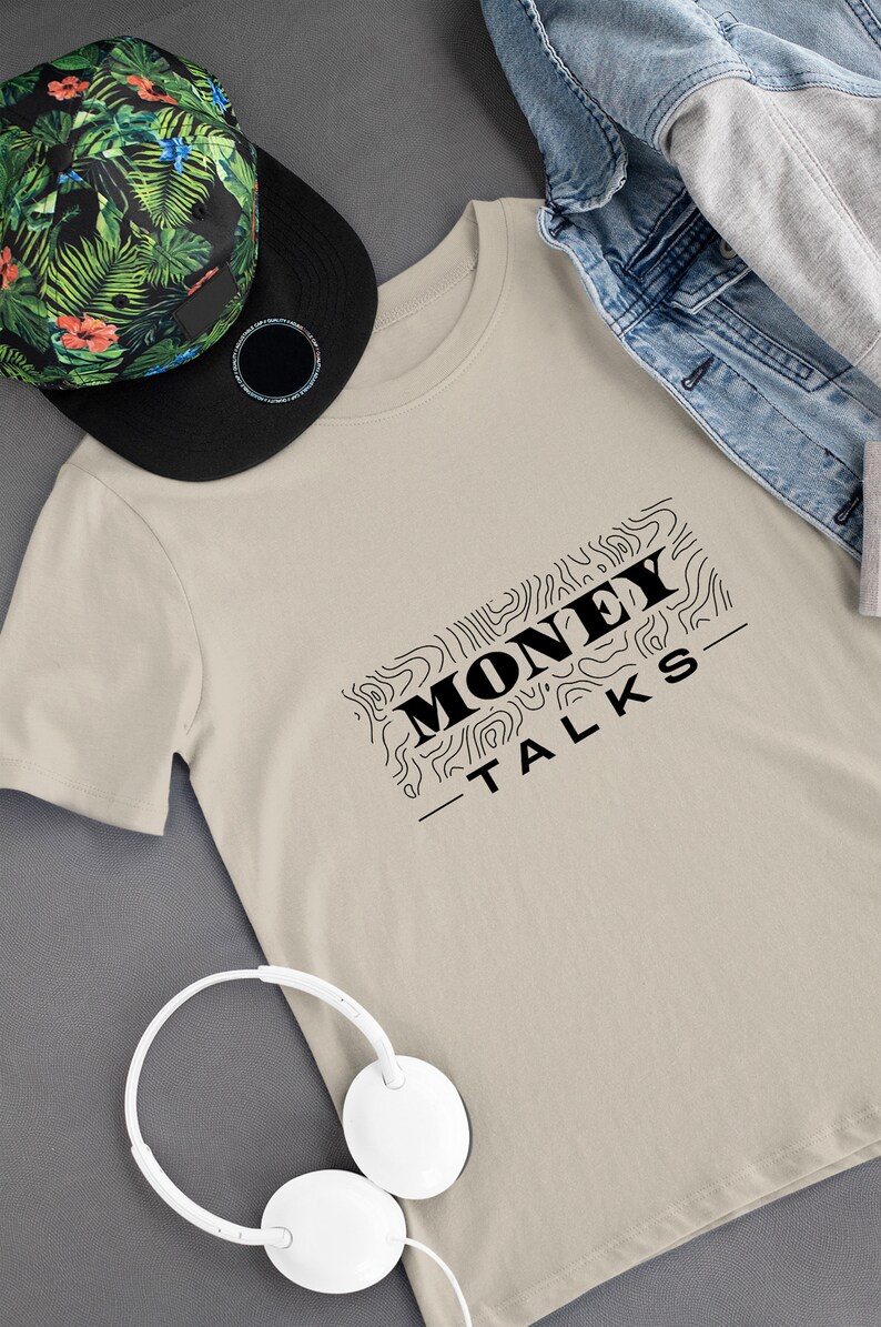 Money Talks Tshirt Graphic Tee, Entrepreneur Shirt, Finance Geek ...