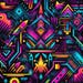 Cyberpunk Neon Patterns - Etsy
