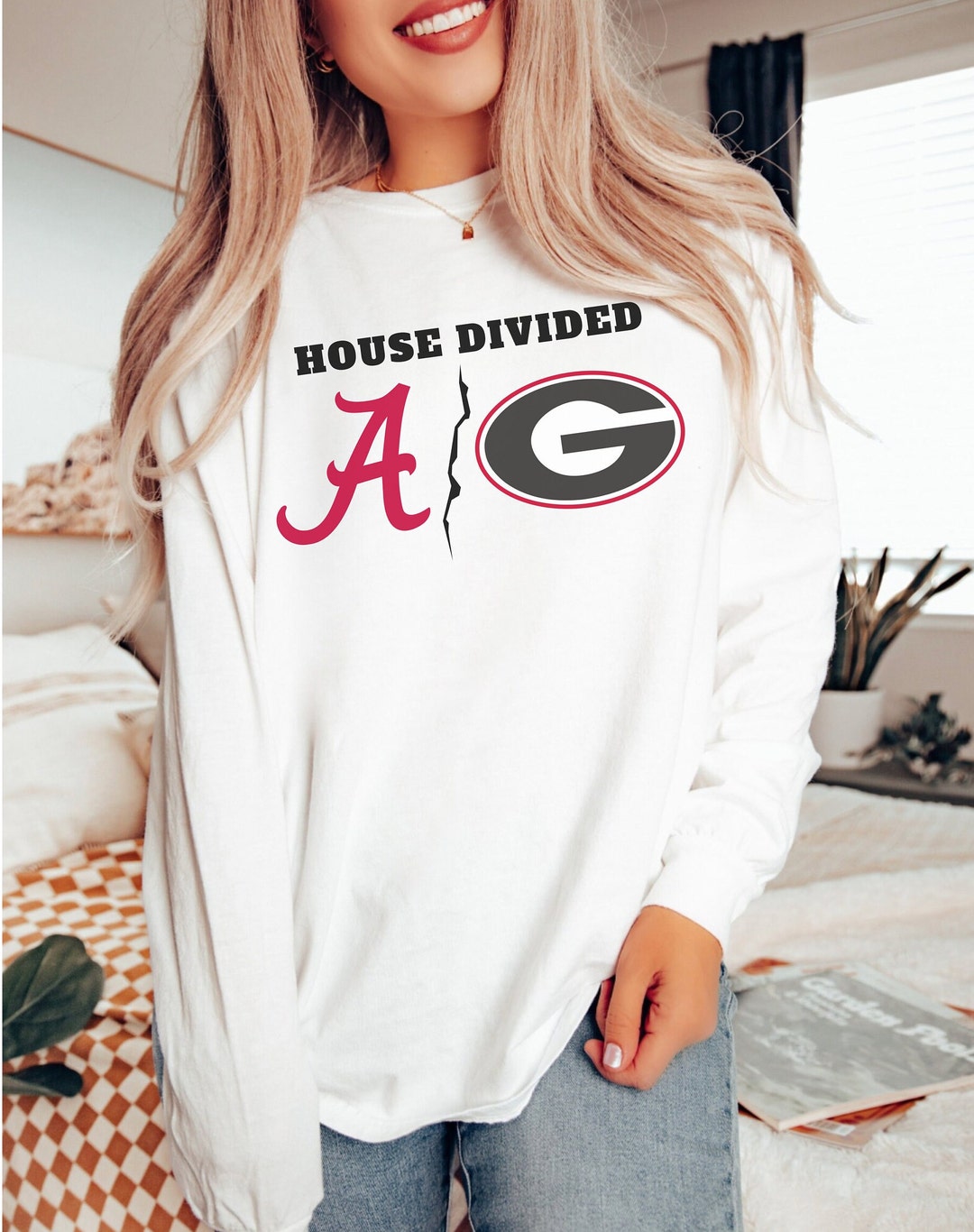 CUSTOMIZED Unisex House Divided Shirt, Comfort Colors, Rivalry ...
