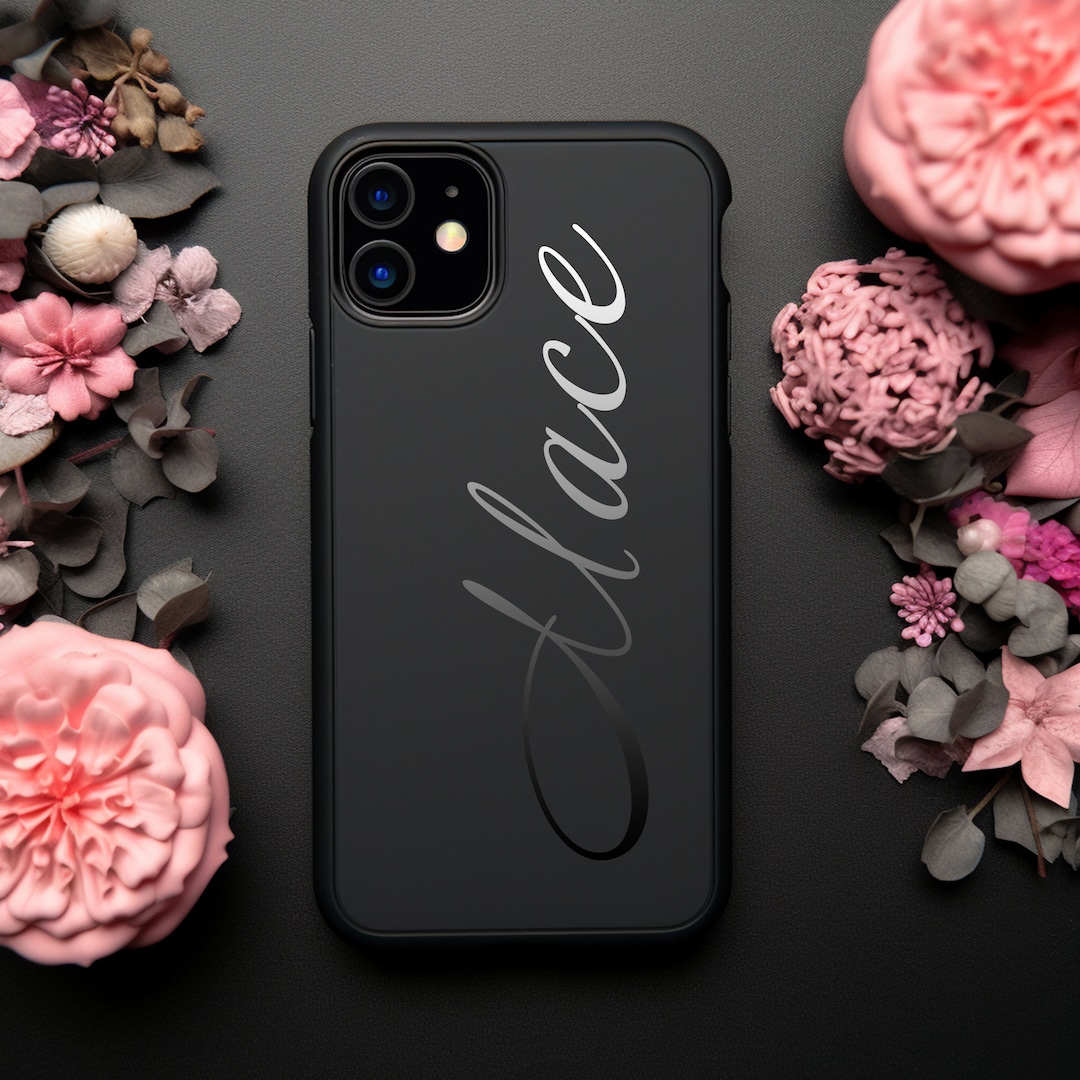 Fade Color Name Phone Case, Personalized Initial Phone Case, Customized ...