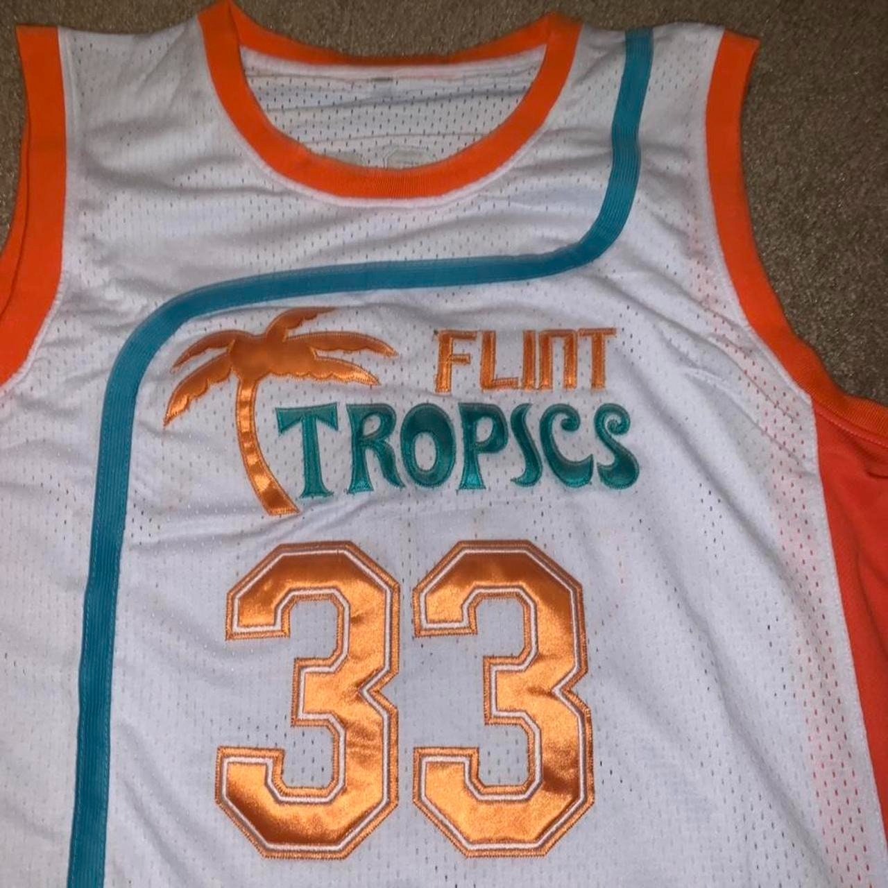 Mens White Flint Tropics Basketball Jersey - Etsy
