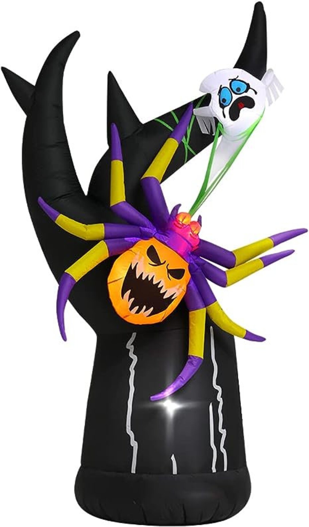 Halloween Inflatable Scary Black Tree 8ft Tall - Etsy