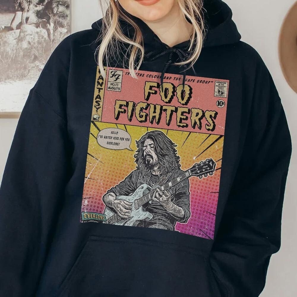 FF Band Fighters Comic Shirt, 90S Vintage Merch Book Art The Colour And ...