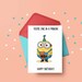 Minions Birthday Card, One in a Million, Bob Minion Card, Digital ...