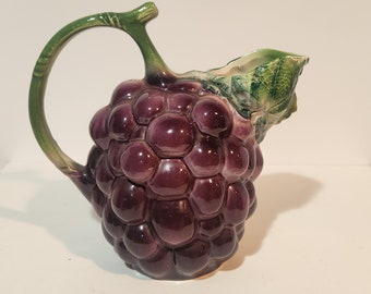 Vintage Mini Grape Pitcher and Basin Liechtenstein German Pottery ...
