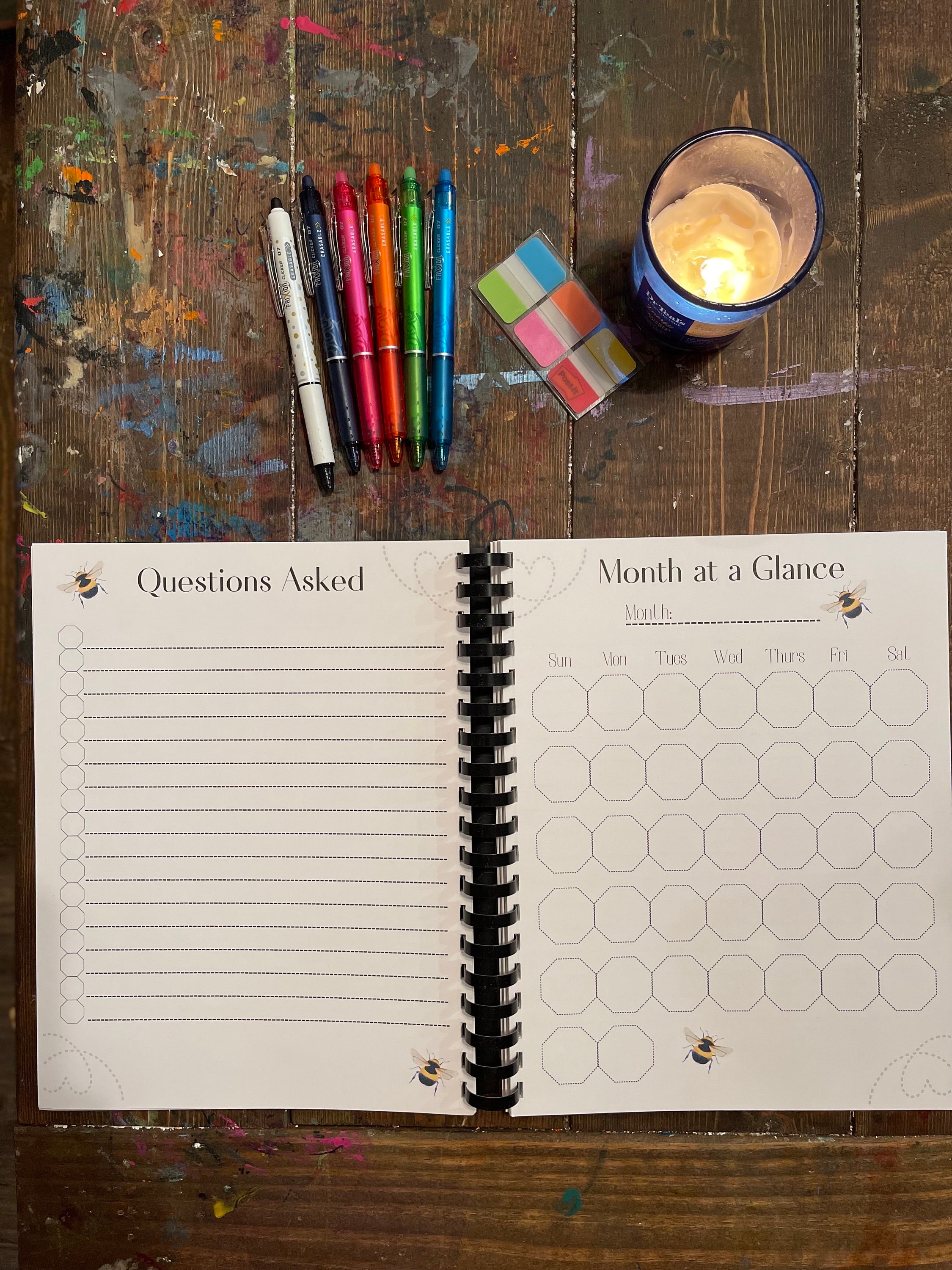 Undated Homeschool Planner - Etsy