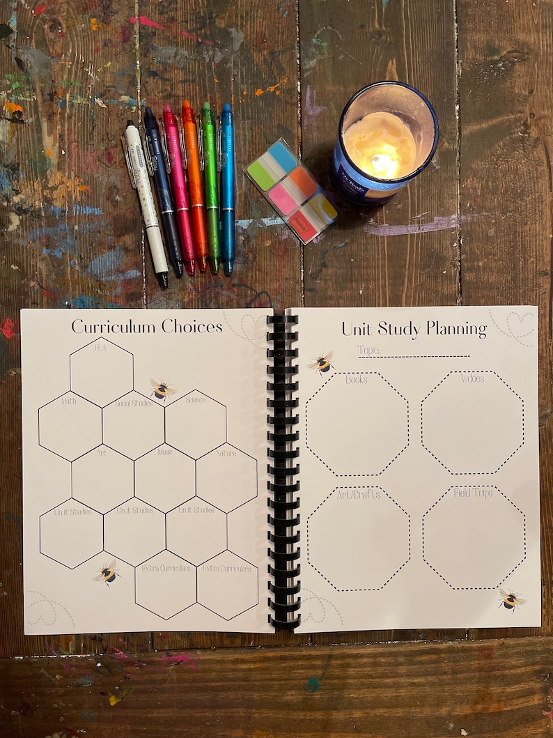 Undated Homeschool Planner - Etsy