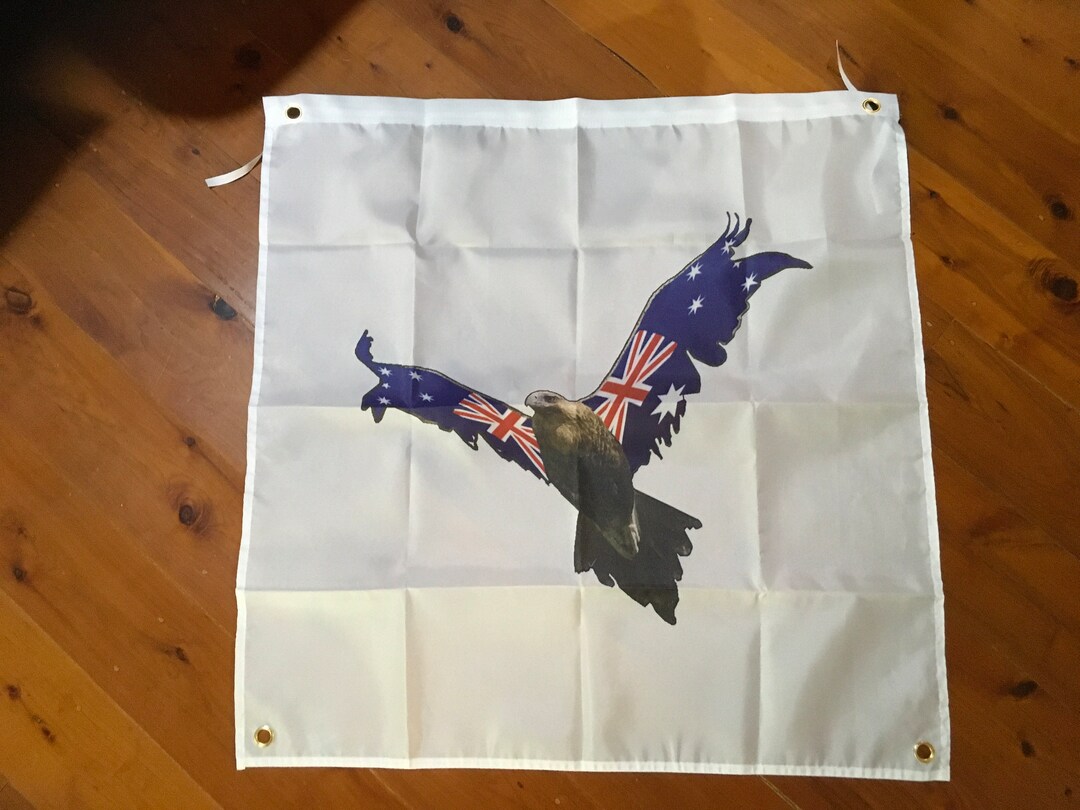 Aus Seller Aussie Eagle AUSSIEWAL DESIGN 30x30 Inch Collectable ...