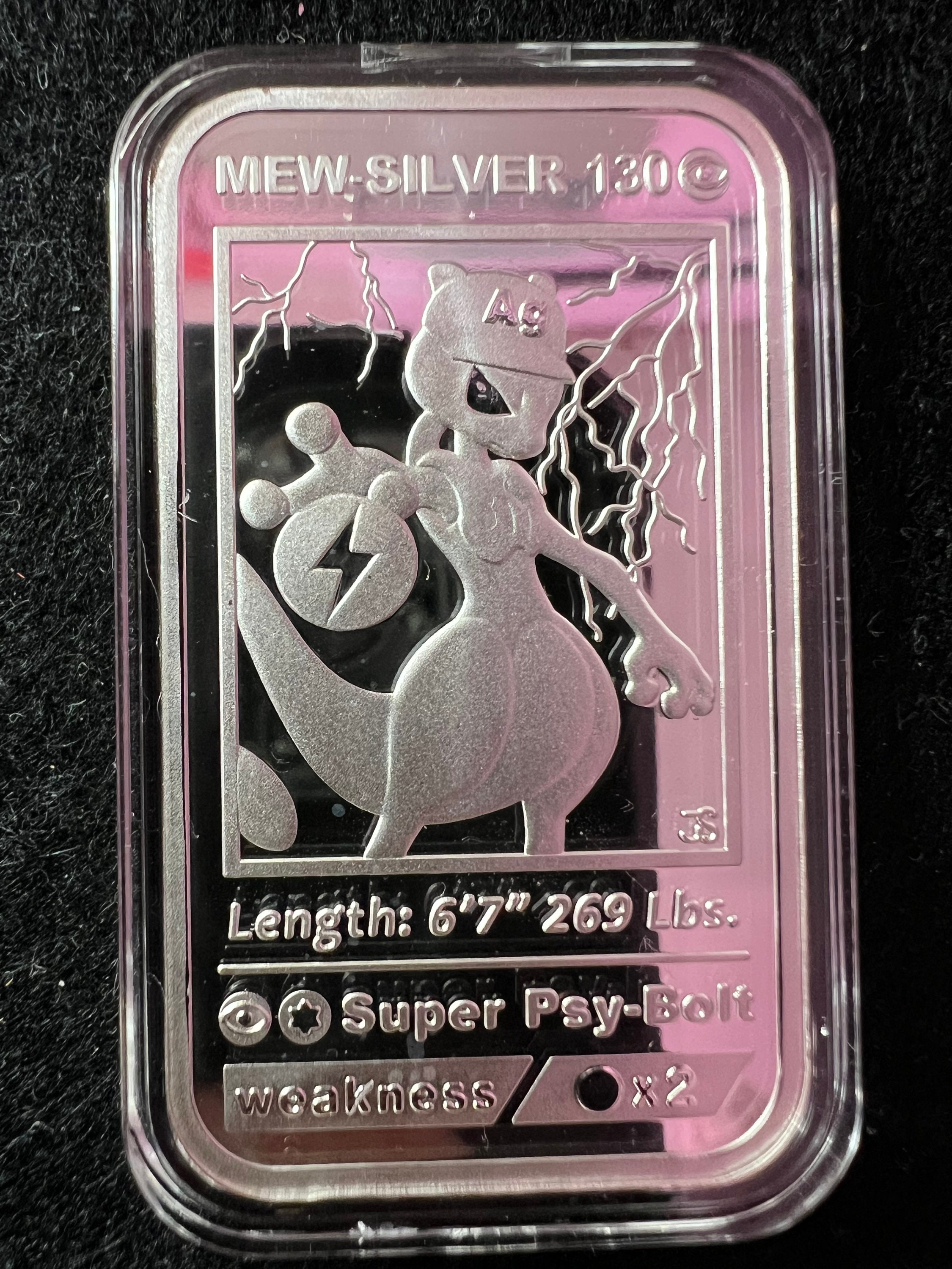 Pokemon Pure Silver Bars. Set 3 X 1 Oz 999 Silver Bars, Pikachu ...