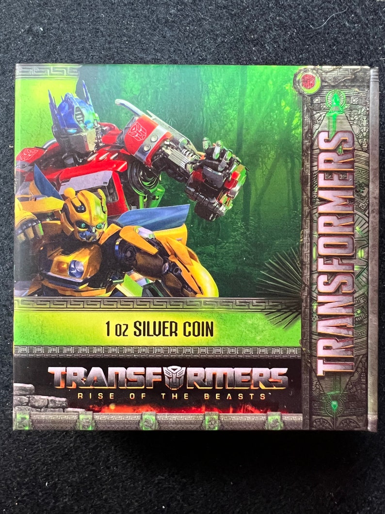 Transformers Rise of the Beasts 1oz Pure Silver Coin Niue 2023 ...