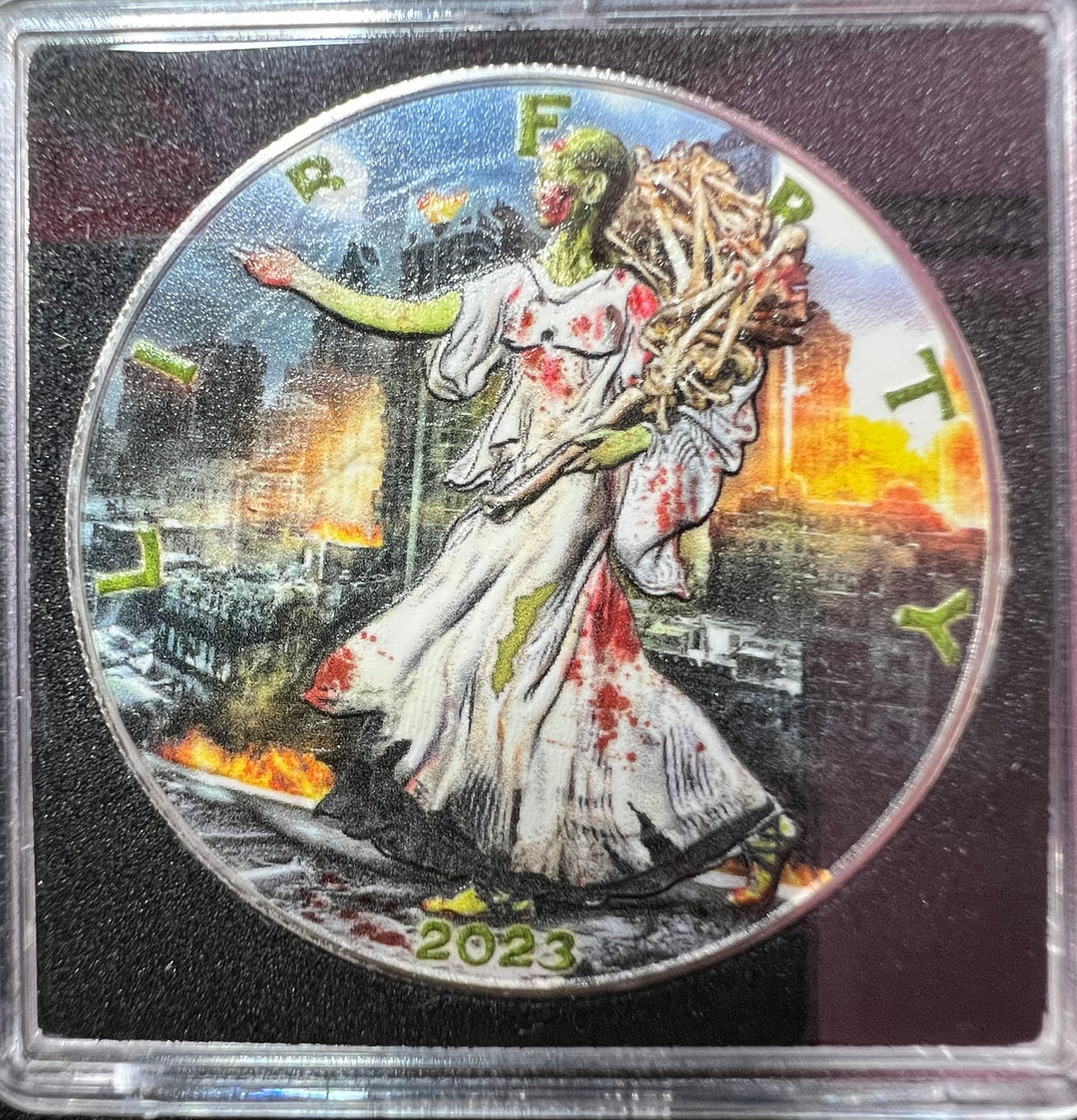 Zombie Apocalypse American Eagle 1oz Silver Coin - Limited Edition - Etsy