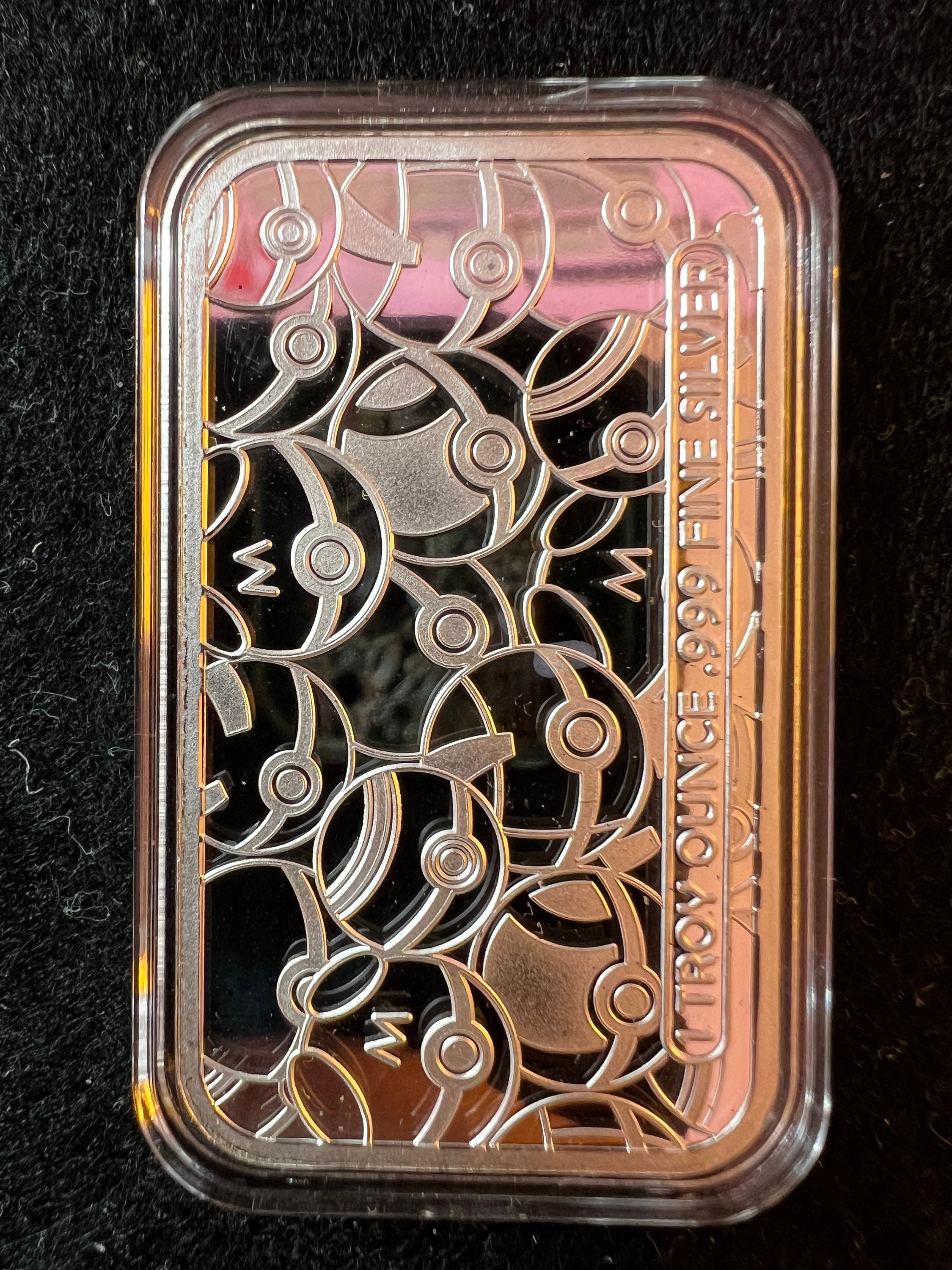 1 Oz Pokemon Silver Bar. 999 Fine Silver Mew2 Bar Collectible - Etsy