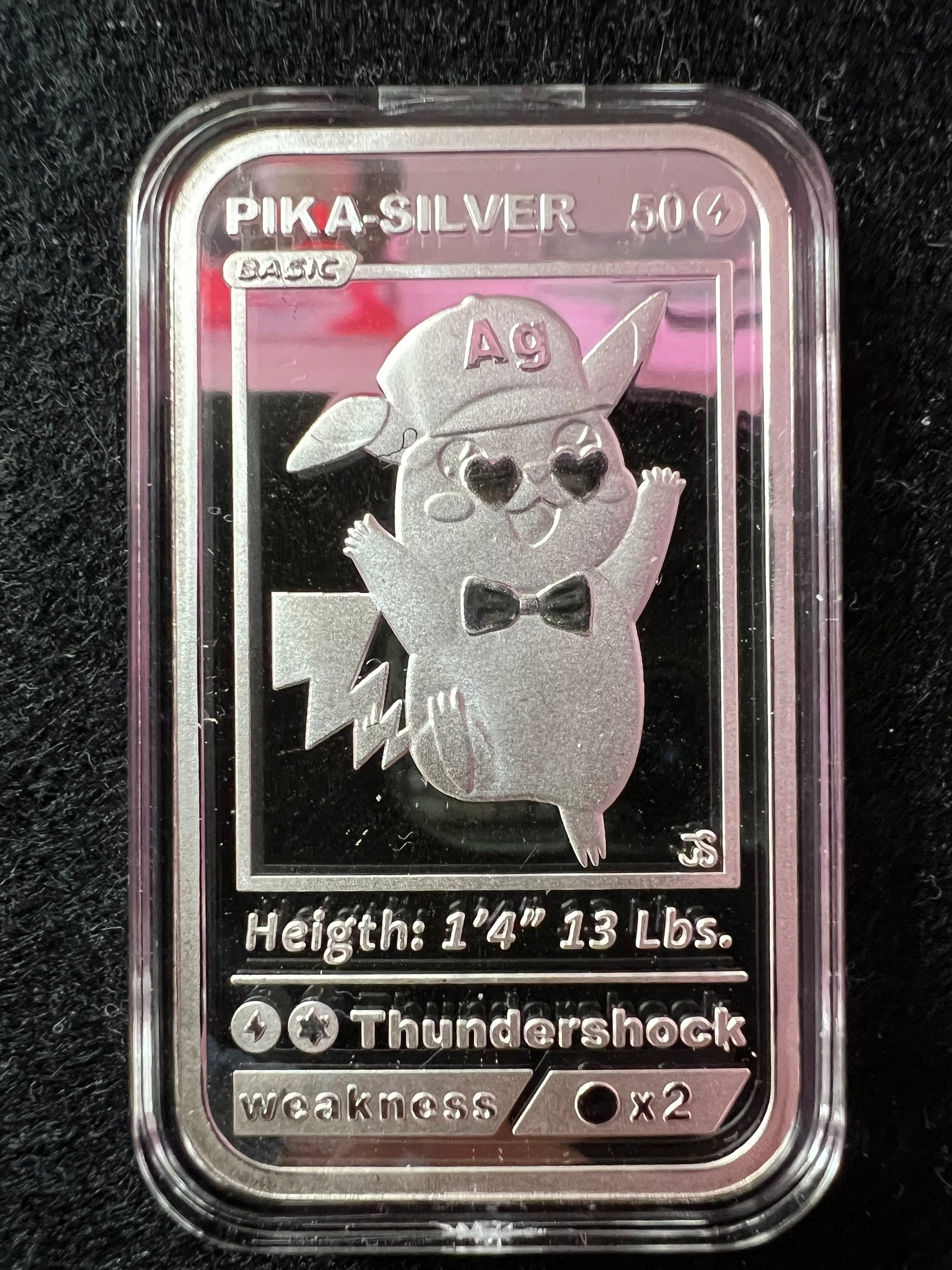 Pokemon Pure Silver Bars. Set 3 X 1 Oz 999 Silver Bars, Pikachu ...