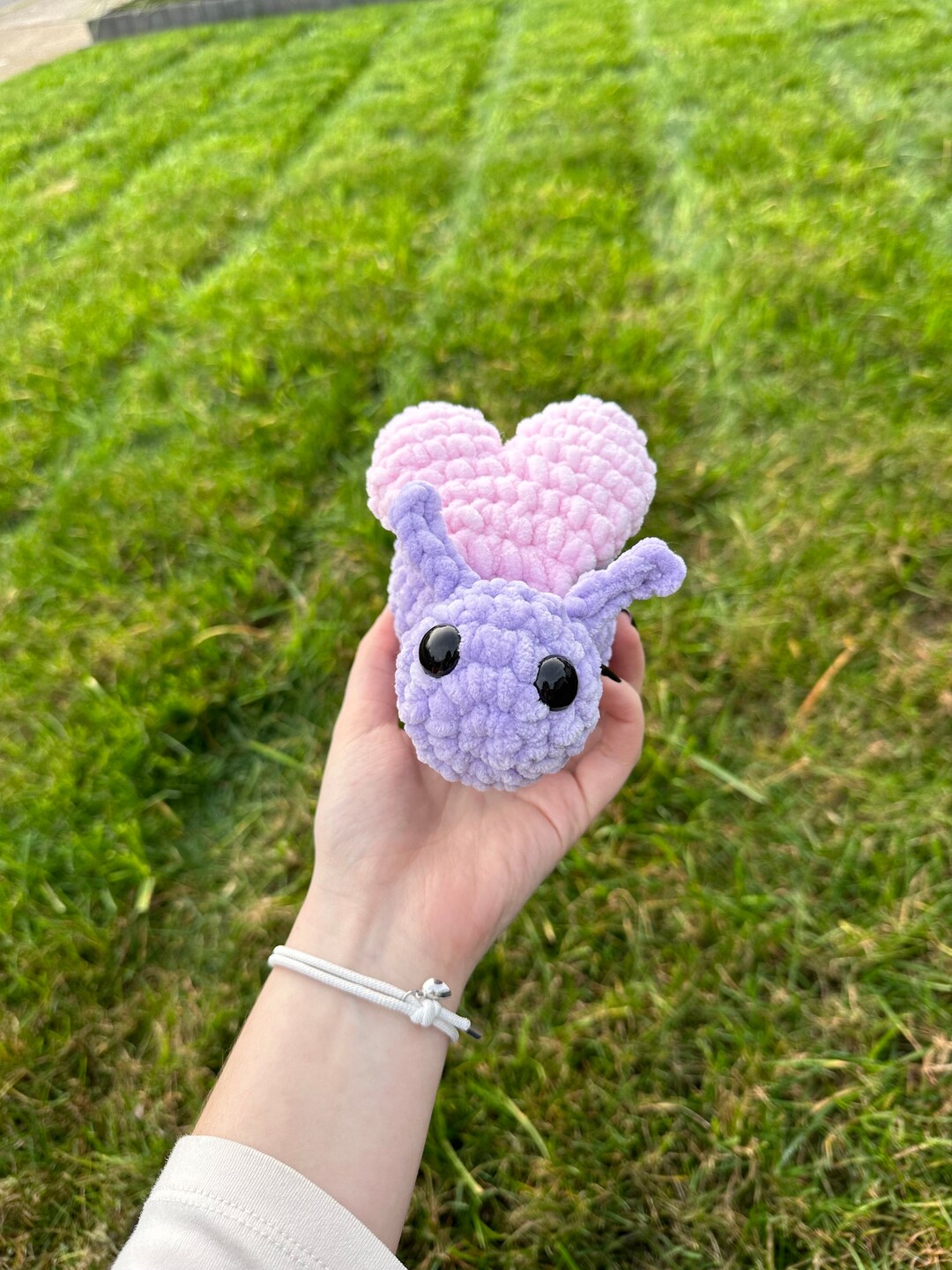 Crochet Love Bug Handmade Stuffed Animal Amigurumi Toy - Etsy