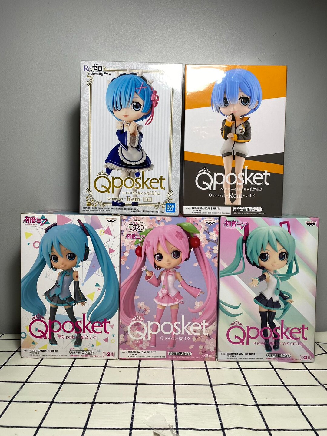 Qposket - Miku & Rem Anime Figure - Banpresto - Etsy Canada