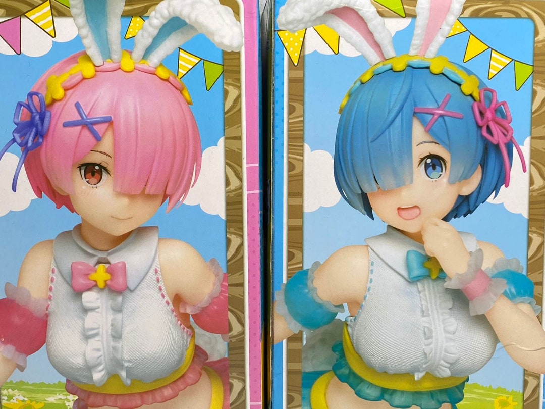 Re:zero REM / RAM Precious Figure Happy Easter Ver. Taito - Etsy