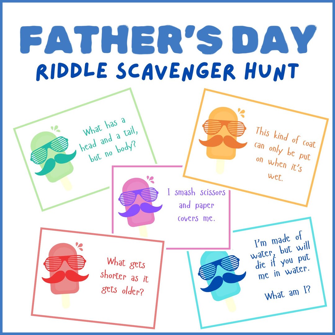 Father's Day Scavenger Hunt - Etsy