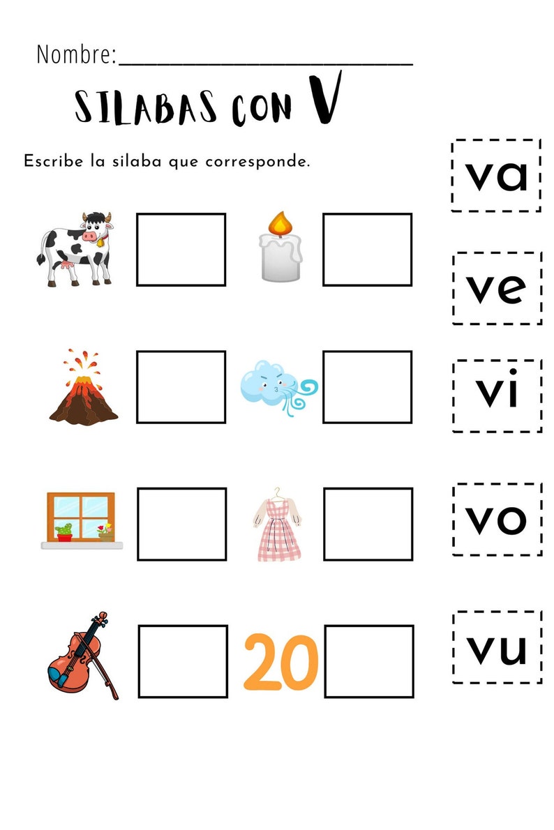 Syllables Activities - Etsy