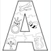 Alphabet Pictures - Alphabet Drawings - Etsy