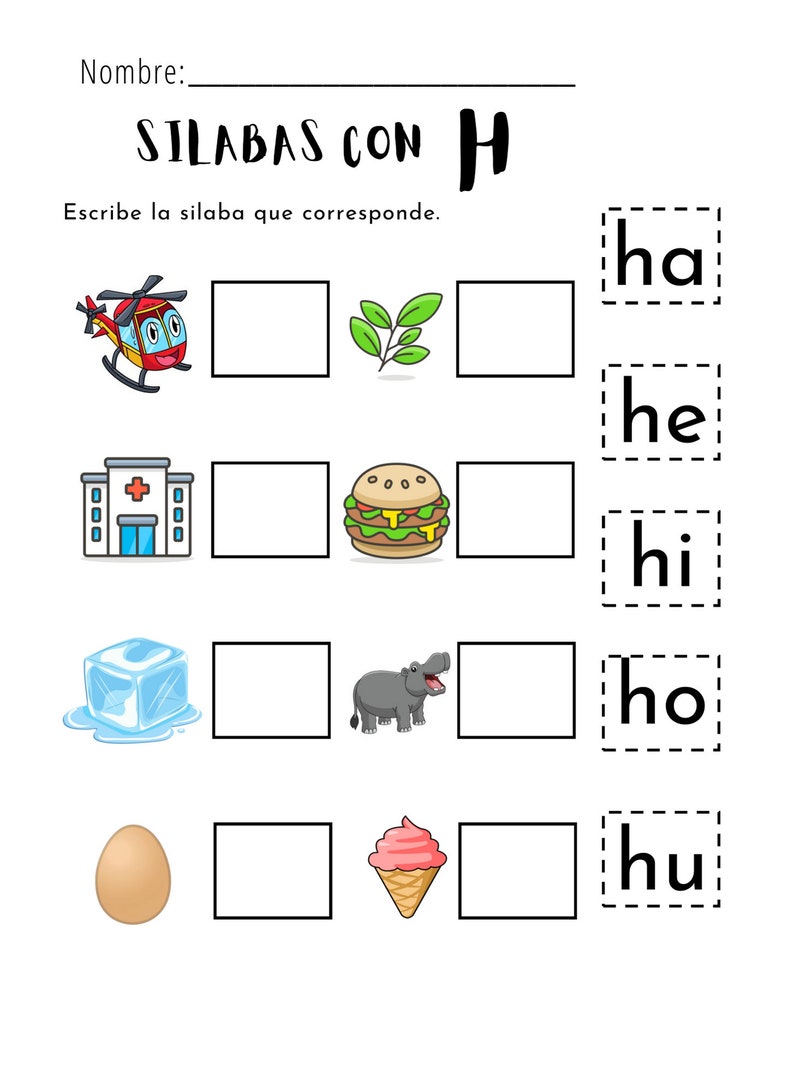 Syllables Activities - Etsy