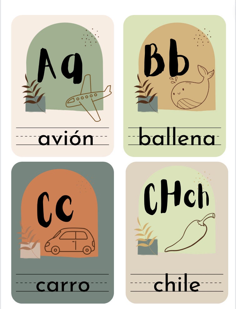 Aesthetic Classroom Spanish Dual Language Labels- Word Wall, Morning ...