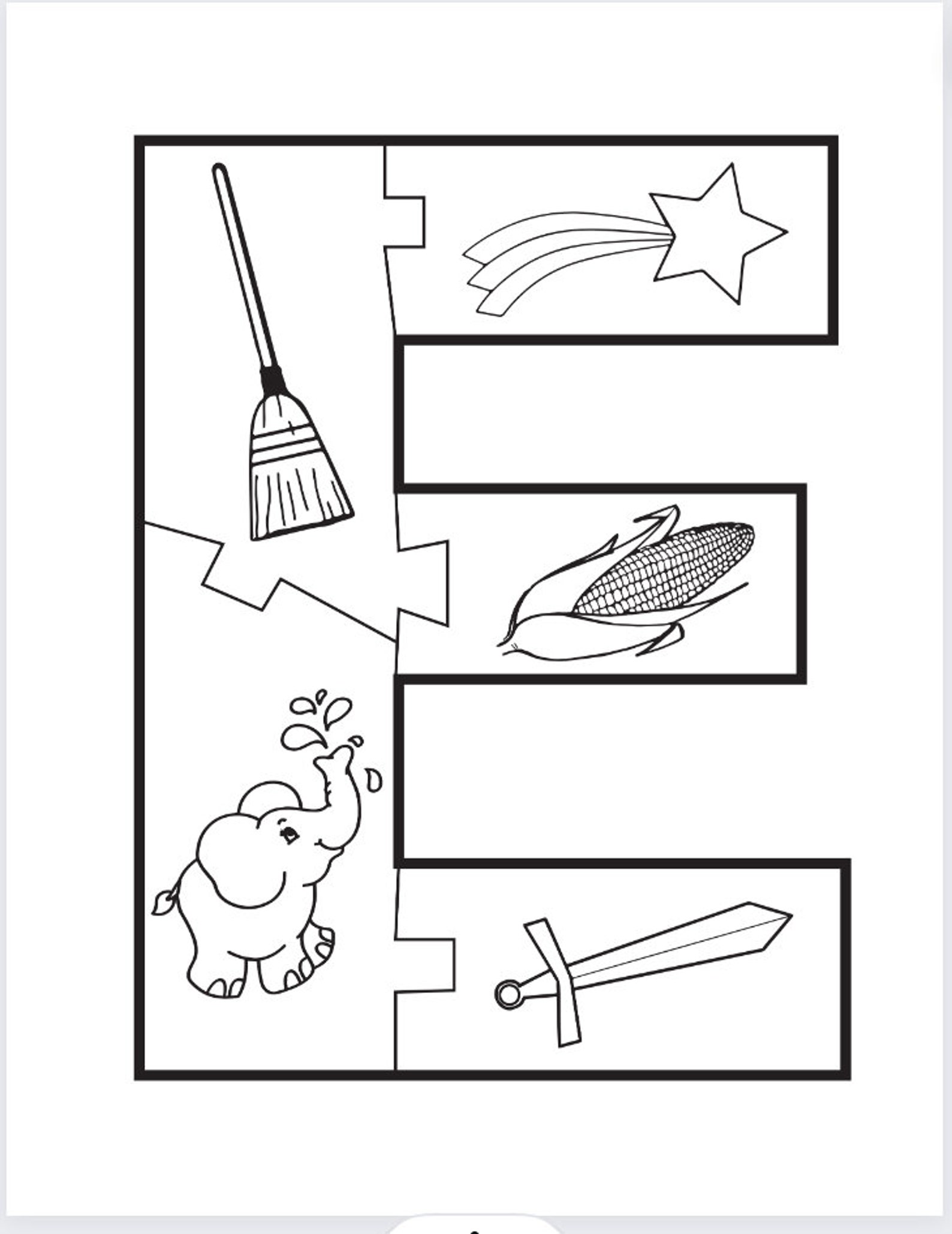 Alphabet Pictures - Alphabet Drawings - Etsy