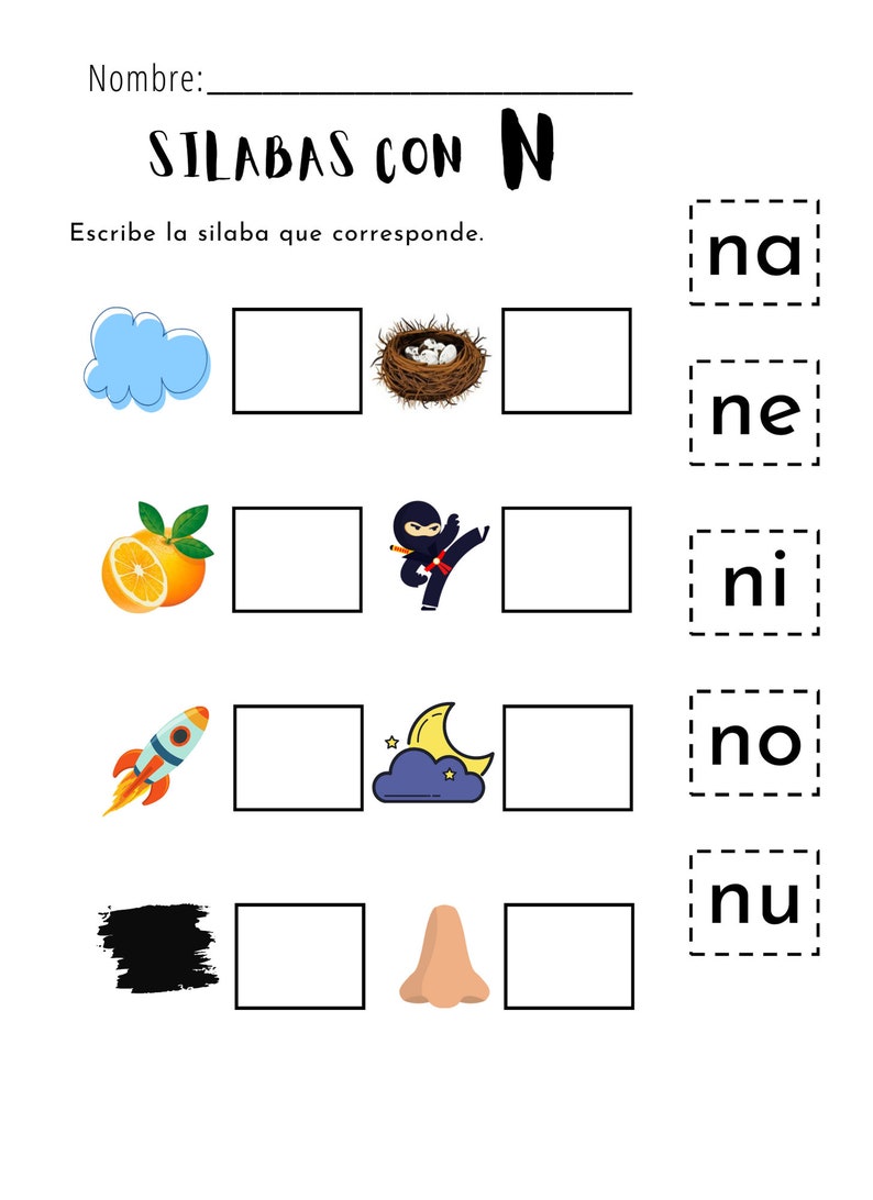 Syllables Activities - Etsy