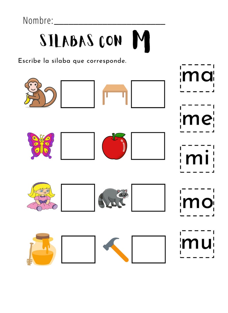 Syllables Activities - Etsy