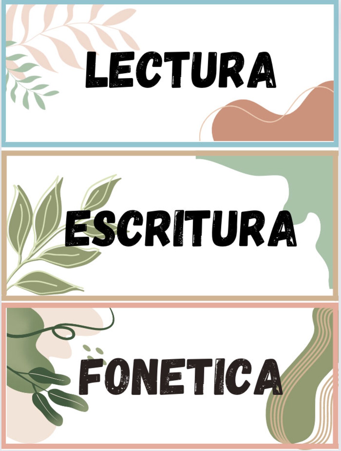 Aesthetic Classroom Spanish Dual Language Labels- Word Wall, Morning ...