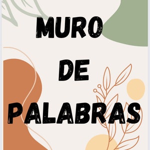 Aesthetic Classroom Spanish Dual Language Labels- Word Wall, Morning ...