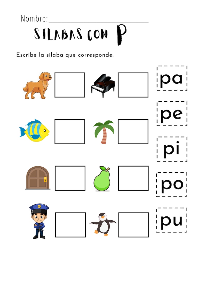 Syllables Activities - Etsy