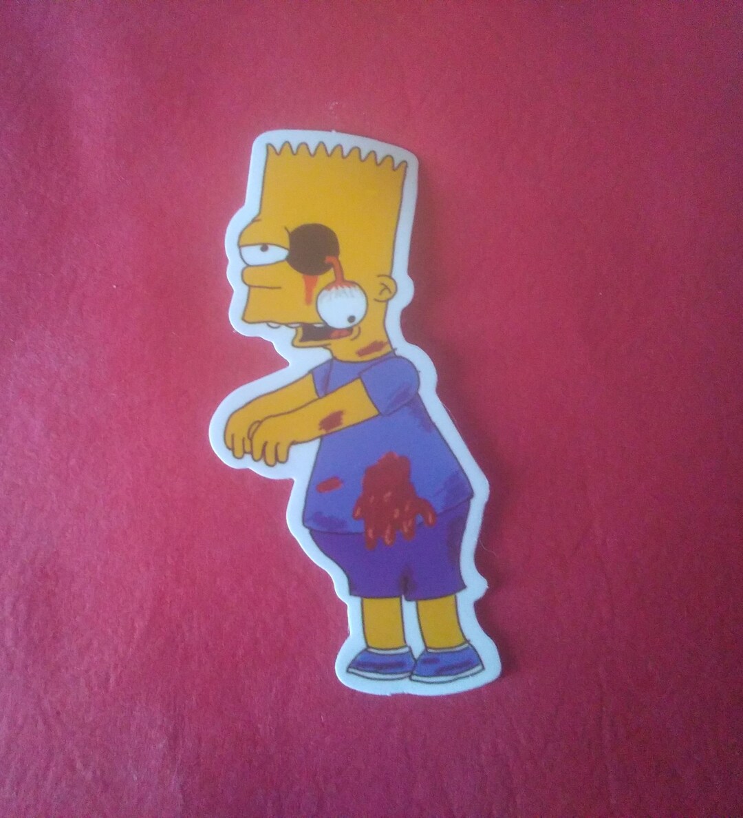 Cartoon Bart Sticker - Etsy