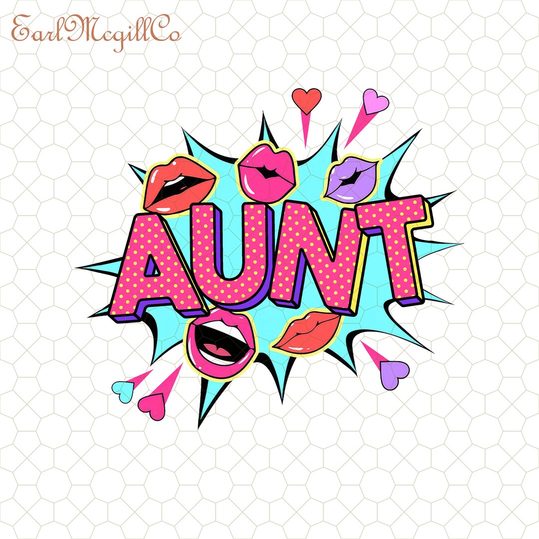 Retro Mama Png, Aunt Lips Mouth Png, Mother's Day Sublimation Design ...